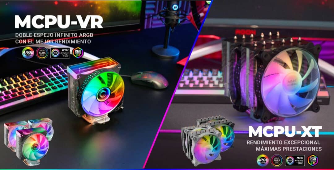 Mars Gaming shows off its MCPU-VR and MCPU-XT RGB fans
